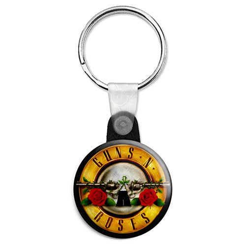 Guns N Roses - Bullet Band Logo Button Badge, Fridge Magnet, Key Ring ...