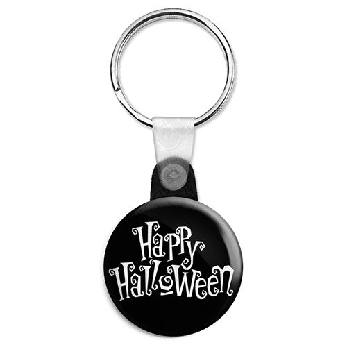 Happy Halloween Message - Button Badge, Fridge Magnet, Key Ring ...