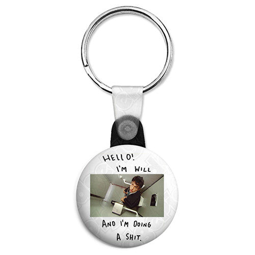 Inbetweeners Will on the Toilet - Button Badge, Fridge Magnet, Key Ring ...