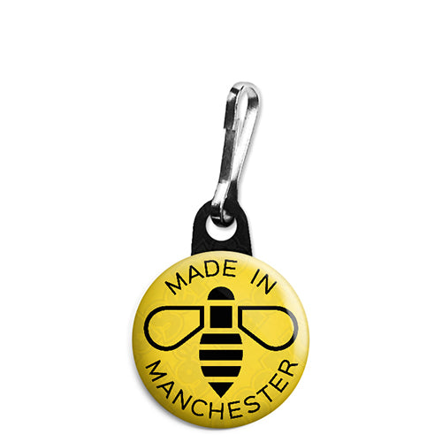 Made in Manchester - Worker Bee Button Badge, Fridge Magnet, Key Ring ...