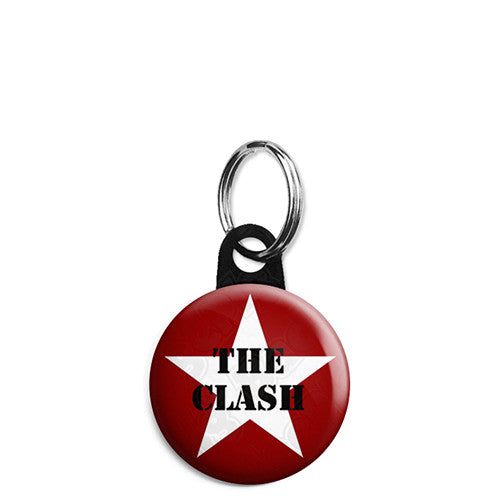 The Clash - Star Logo - Punk Button Badge, Fridge Magnet, Key Ring ...