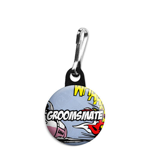 Groomsmate - Comic Wedding Button Badge, Fridge Magnet, Key Ring ...